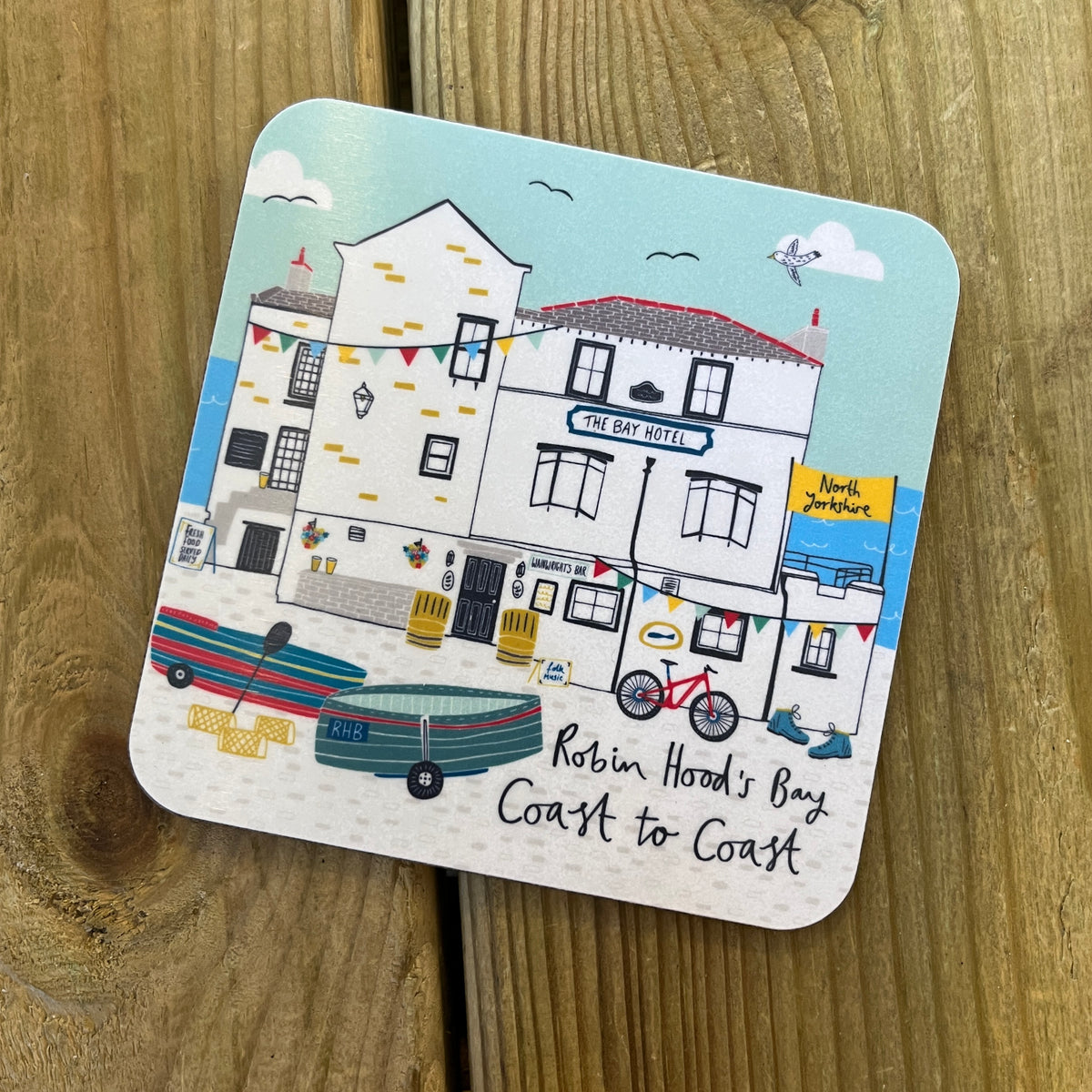 'Coast to Coast' Bay Hotel Coaster – Jessica Hogarth Shop